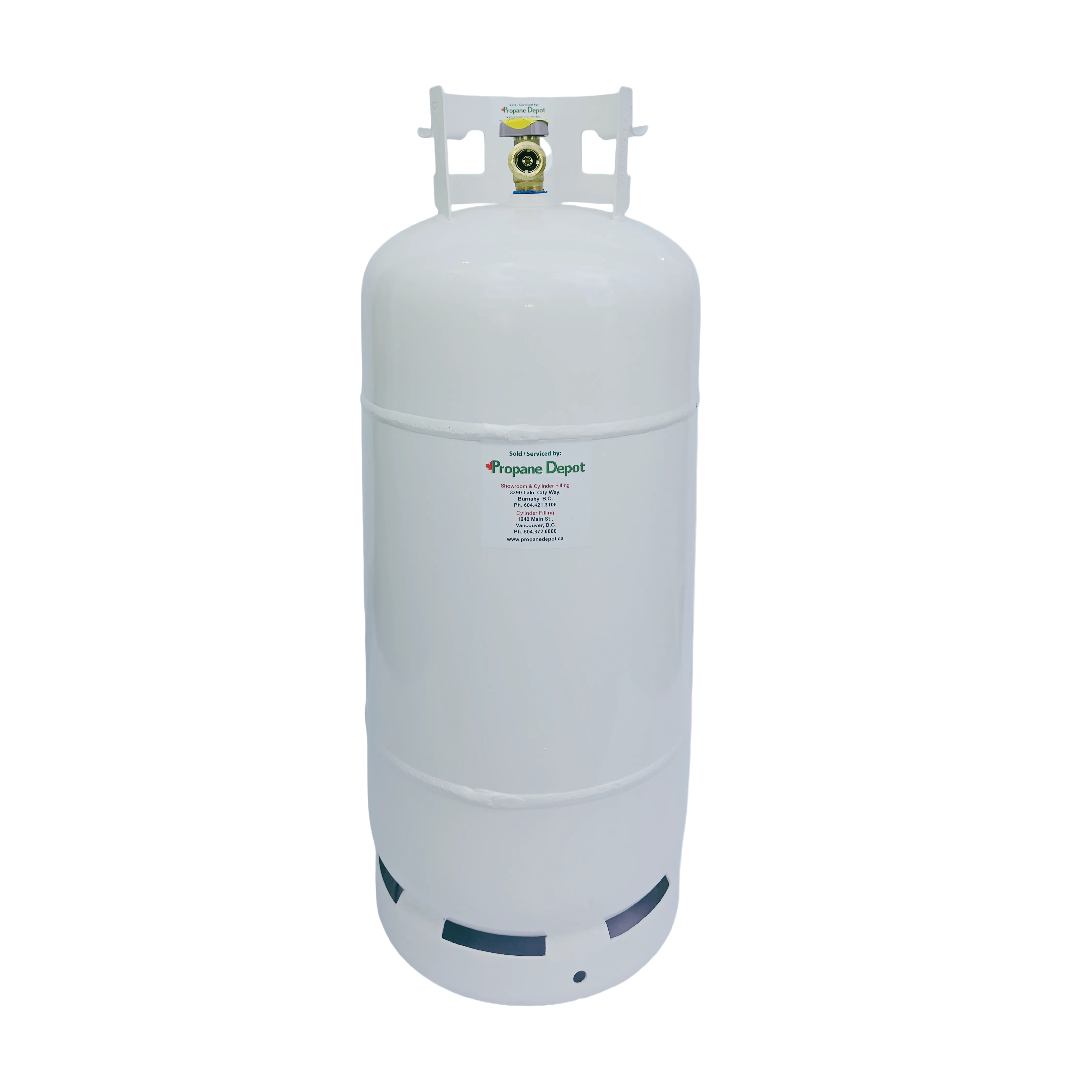 40 lb Propane Tank - Refillable Steel Cylinder (Empty Tank)